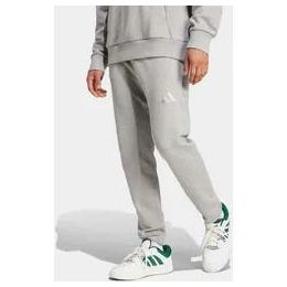 Sporthose Adidas SPORTSWEAR "M A SZN FT R PT", Herren, Gr. S, N-Gr, grau (medium grau heather), Obermaterial: 100% Baumwolle, Hosen Sporthose