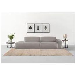 Big-Sofa Trendmanufaktur "Braga, mit hochwertigem Kaltschaum, Megasofa, in Cord erh&auml;ltlich", grau (taupe), B:277cm H:72cm T:107cm, 92% Polyester, 8% Nylon, Sofas, Big-Sofa, modernes Big-Sofa, Couch mit hohem Sitzkomfort, 277/72/107 cm (B/H/T)