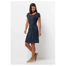 Shirtkleid Jack Wolfskin "MOLA DRESS", Damen, Gr. XS (34), Normalgr&ouml;&szlig;en, blau (night, blau), 100% LYOCELL, Kleider Shirtkleid