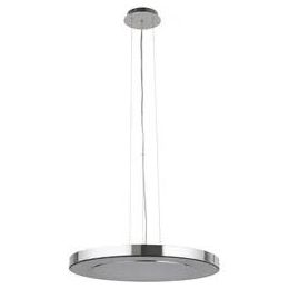 Searchlight LED-H&auml;ngeleuchte "H&auml;ngeleuchte Lexi, 1-flammig", chrom und transparent, 1, &Oslash; 50cm H: 4cm, 1 Stk., Leuchten, Minimalistisches Ambiente
