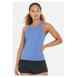 ENDURANCE ATHLECIA Tanktop ATHLECIA "Almi", Damen, Gr. 38, blau, 88% Polyester, 12% Elasthan, unifarben, normal, Rundhals, Tops Tanktop, in atmungsaktiver Qualit&auml;t