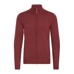 Strickjacke Blend "Strickjacke BHNorman", Herren, Gr. M, rot (andorra rot), Obermaterial: 50% Baumwolle CO. 50% Polyacryl PAN., Strickjacken Strickjacke