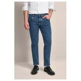 5-Pocket-Jeans Bugatti "Basic Essentials", Herren, Gr. 32, L&auml;nge 34, blau (mittelblau), 92% Baumwolle, 6% Polyester, 2% Elasthan, Jeans 5-Pocket-Jeans, Flexcity-Stretch