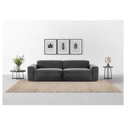 Big-Sofa Trendmanufaktur "Braga, mit hochwertigem Kaltschaum, Megasofa, in Cord erh&auml;ltlich", grau (anthrazit), B:254cm H:72cm T:107cm, 88% Polyester, 12% Polyacrl, Sofas, Big-Sofa, modernes Big-Sofa, Couch mit hohem Sitzkomfort, 254/72/107 cm (B/H/T)