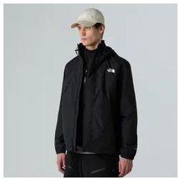 Funktionsjacke The North Face "Antora", Herren, Gr. S, schwarz (tnf schwarz, np), Obermaterial: 100% Nylon, hoch geschlossener Ausschnitt, eingesetzt elastischer Bund, Jacken Funktionsjacke, mit hoch geschlossenem Ausschnitt, atmungsaktiv, winddicht