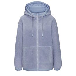 ELBSAND Fleecejacke blau Gr. 36 f&uuml;r Damen. Gerade. Nachhaltig.