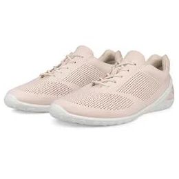 Sneaker Ecco "Biom Lite W", Damen, Gr. 40, rosa (altrosa), Leder, Schuhe Sneaker, Freizeitschuh, Halbschuh, Schn&uuml;rschuh in moderner Optik