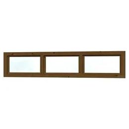 Skan Holz Fenster SKANHOLZ "Oberlicht", braun (nussbaum), B:147cm H:30cm, Glas, Massivholz, Fenster, 147 x 30 cm