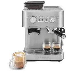 KitchenAid Espressomaschine "5KES6551EBK", edelstahl (sus304), B:33,5cm H:39,5cm T:28,11cm, Kaffeemaschinen, Siebtr&auml;ger mit M&uuml;hle, Espressomaschine