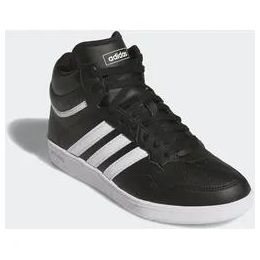 Sneaker Adidas SPORTSWEAR "HOOPS 4.0 MID", Damen, Gr. 40, schwarz-wei&szlig; (core schwarz, cloud wei&szlig;, core schwarz), Synthetik, Schuhe Sneaker