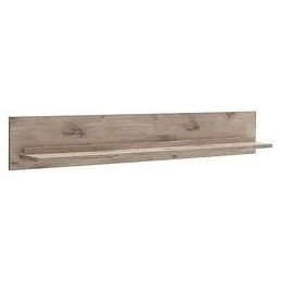 Wandboard MCA furniture "SANTERNO Wandboard", viking oak melamin nachbildung, B:150cm H:24cm T:20cm, Holzwerkstoff, Regale, Wandboard, Deko-Wandregal, B&uuml;cherregal, 1 Ablageboden, modern, Breite 150 cm