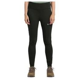 Sporthose Jack Wolfskin "KLINTAL TIGHTS W", Herren, Gr. XS, Normalgr&ouml;&szlig;en, schwarz, Obermaterial: 62% Polyamid, 38% Elasthan, Hosen Sporthose