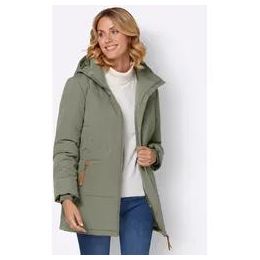 Steppjacke Casual Looks, Damen, Gr. 44, gr&uuml;n (khaki), 100% Polyester, Wattierung:100% Polyester, unifarben, Jacken Steppjacke