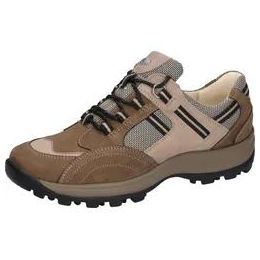 Waldl&auml;ufer Schn&uuml;rschuh WALDL&Auml;UFER "HOLLY", Damen, Gr. 5 (38), braun (braun, beige), Nubukleder, Textil, Schuhe Schn&uuml;rschuh, Bequemschuh, Halbschuh, Outdoorschuh in Trekking-Optik, H-Weite