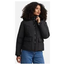 Winterjacke Marikoo "Morinaa", Damen, Gr. XXL, schwarz, Obermaterial: 100% Polyester; Innenseite: 100% Polyester; Futter: 100% Polyester; Wattierung: 100% Polyester, Jacken Winterjacke, mit gro&szlig;er Kapuze