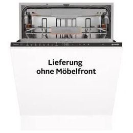 Gorenje vollintegrierbarer Geschirrsp&uuml;ler "GV673B65", Energieeffizienz: B (A-G), silber, B:59,8cm H:81,6cm T:55,5cm, Geschirrsp&uuml;ler, Energieeffizienzklasse B