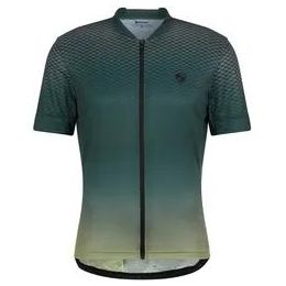 Radtrikot Ziener "NELETE-Z", Herren, Gr. 48, bitter lemon, Obermaterial: 100% Polyester; Obermaterial 2: 90% Polyester, 10% Elasthan, Trikots