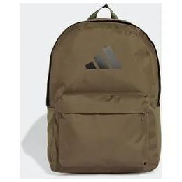 Rucksack Adidas PERFORMANCE "CLSC BARS BP", gr&uuml;n (olive strata, schwarz), Rucks&auml;cke, Damen, Obermaterial: 100% Polyester, Rucksack