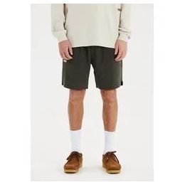 Shorts SOS "Niseko", Herren, Gr. S, US-Gr&ouml;&szlig;en, grau (olivgr&uuml;n), 87% Polyester, 13% Elasthan, unifarben, kurz, Hosen Shorts, aus hochwertigem Stretch-Material