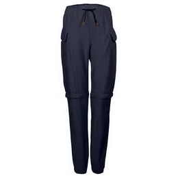 Zip-off-Hose Killtec "KOS 133 BYS PNTS", Jungen, Gr. 140, Normalgr&ouml;&szlig;en, blau (navy), Obermaterial: 79% Viskose, 18% Polyamid, 3% Elasthan, Hosen, Abzippbare Funktionshose, elastisch, 4 Taschen, reflektierend