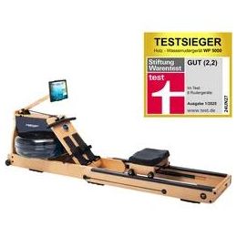 Ruderzugmaschine Christopeit Sport "WP 5000 Wasserruderger&auml;t", braun (buche), Ruderger&auml;teB:55cm H:60cm L:213cm, Testsieger Stiftung Warentest Ausgabe 1/2025, Rudermaschine, Holz, B:55cm H:60cm L:213cm, Topseller