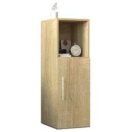 Nachttisch Vcm "Holz Nachttisch Beistellm&ouml;bel Seitenschrank Narila", braun (sonoma, eiche), Tische, Nachttisch