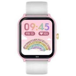 Ice Watch Smartwatch ICE-WATCH "ICE smart junior 2.0", wei&szlig; (wei&szlig;, wei&szlig;), Smartwatches, Kinder, Smartwatch, Armbanduhr, M&auml;dchenuhr, Kinderuhr, Silikonarmband, Spiele, Sportprofil