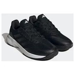Tennisschuh Adidas PERFORMANCE "GAMECOURT 2.0", Herren, Gr. 40, schwarz (core schwarz, core schwarz, grau four), Synthetik, Textil, Schuhe, geeignet f&uuml;r Hartplatz und Sandplatz