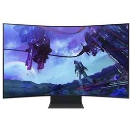 Samsung Curved-Gaming-Monitor "S55CG970NU", Energieeffizienz: G (A-G), schwarz, B:117,48cm H:70,48cm T:25,18cm, Monitore