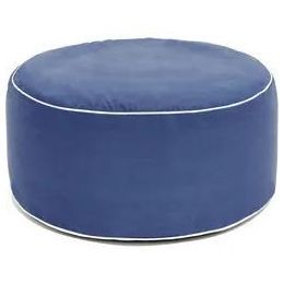 Hocker Jahnke "AIR SIT", blau (navy blau), B:80cm H:37cm T:80cm, Hocker, Hocker, aufblasbar, Indoor & Outdoor, 80 cm Durchmesser