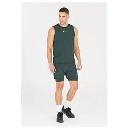 Shorts Virtus "Zayne", Herren, Gr. S, US-Gr&ouml;&szlig;en, gr&uuml;n (tannengr&uuml;n), 95% Polyester, 5% Elasthan, unifarben, kurz, Hosen Shorts, mit 4-Wege-Stretch und Innenhose