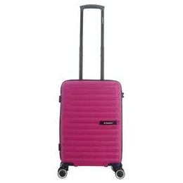 Koffer Saxoline "Fiesta Small", Damen, Gr. B/H/T: 36cm x 55cm x 20cm, pink (fuchsia), Polypropylen, unifarben, Koffer, aus Polypropylen