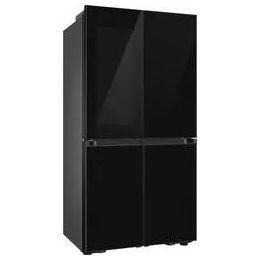 Samsung French Door "RF65DB970E22EF", Energieeffizienz: E (A-G), silber (clean schwarz), B:91,2cm H:1.853cm T:73,1cm, K&uuml;hlschr&auml;nke, 4-T&uuml;rig