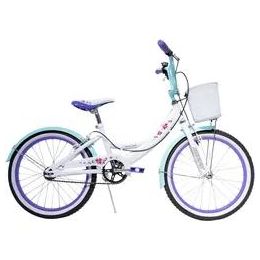 Jugendfahrrad Huffy "Huffy Girly Girl 20-Zoll Wei&szlig;" Gr. 27, wei&szlig;, Fahrr&auml;der, Kinder, 27cm, 20 Zoll (50,80cm) hinten: 20 Zoll (50,80cm)