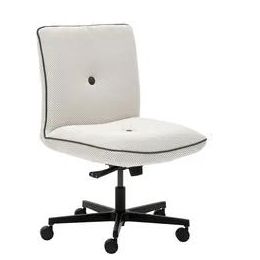mayer Sitzm&ouml;bel Drehstuhl MAYER SITZM&Ouml;BEL "myCOSYWORXX Homeoffice Sessel", gelb (vanille, schwarz), B:58cm H:89cm T:64cm, Stoff, St&uuml;hle, Drehstuhl, besonders bequem gepolstert