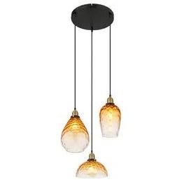 Globo LIGHTING H&auml;ngeleuchte "SALVY", schwarz, 1 Stk., Leuchten, H&auml;ngelampe/Pendelleuchte/Esszimmer/Wohnzimmer/Esstisch, H&auml;ngeleuchte