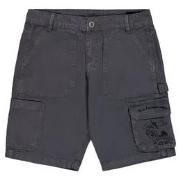 Shorts Alpha Industries "Cargo Honolulu Short", Herren, Gr. 36, Normalgr&ouml;&szlig;en, grau (vintage grau), Obermaterial: 100% Baumwolle, Hosen Shorts