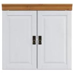 H&auml;ngeschrank OTTO HOME "R&uuml;gen", wei&szlig; (wei&szlig;, honig), B:80cm H:75cm T:36cm, Massivholz, Schr&auml;nke, H&auml;ngeschrank, Breite 80 cm, Kiefer massiv, 2 T&uuml;ren, 1 Einlegeboden