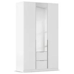 Dreht&uuml;renschrank OTTO HOME "Kleiderschrank Schrank Garderobe AGORDO mit Dekor- oder Hochglanzfront", wei&szlig; (alpinwei&szlig;), B:136cm H:229cm T:54cm, Holzwerkstoff, Schr&auml;nke, Dreht&uuml;renschrank, mit Au&szlig;enschubk&auml;sten, in 7 Breiten und 2 H&ouml;hen MADE IN GERMANY