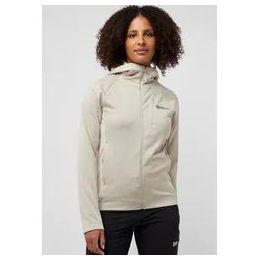 Fleecejacke Jack Wolfskin "ALPGRAT XT JKT W", Damen, Gr. XL (46), beige (seal), Obermaterial: 100% Polyester. Futter: 100% Polyester, Jacken Fleecejacke