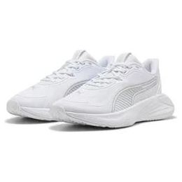 Trainingsschuh Puma "PWR HYBRID TR WNS", Damen, Gr. 39, wei&szlig; (Puma wei&szlig;, Puma silber), Textil, Schuhe, PROFOAM-D&auml;mpfung, abriebfeste Gummilaufsohle