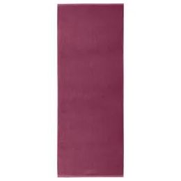 Saunatuch Esprit "Modern Solid", lila (schwarzberry), B:100cm L:150cm, Frottier, Obermaterial: 85% Baumwolle, 15% Lyocell (TENCELTM), Handt&uuml;cher, vegan produziert