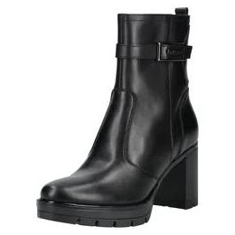 High-Heel-Stiefelette Nero Giardini "Nero Giardini Stiefelette Leder", Damen, Gr. 39, schwarz, Leder, Schuhe
