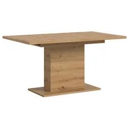 Esstisch Home Affaire "Motus, ausziehbar 150 -190 cm, inklusive 40 cm Einlegeplatte", braun (artisan oak nachbildung, artisan oak nachbildung, artisan oak nachbildung), B:150cm H:76cm T:90cm, Tische, Esstisch, S&auml;ulengestell mit Bodenplatte, Tisch, K&uuml;chentisch, Esszimmer, K&uuml;che