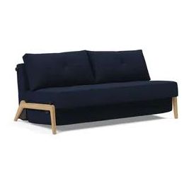 Schlafsofa INNOVATION LIVING TM "Cubed Klappsofa, hochwertige Schlaffunktion, Design und extra Komfort", blau, B:168cm H:79cm T:98cm, Sofas, Schlafsofa, Frontauszug, sehr platzsparend, abgewinkelt Sitzen, waagerecht liegen