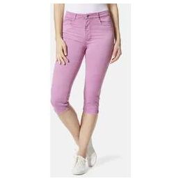 5-Pocket-Jeans STOOKER WOMEN "Capri Colour Skinny Fit Jeans", Damen, Gr. 40, L&auml;nge 19, rosa (mulberry), Denim/Jeans, 68% Baumwolle, 28% Polyester, 4% Elasthan, skinny fit 7/8-L&auml;nge, Jeans 5-Pocket-Jeans, Skinny Fit Casual Clean Wash Denim Jeans Magic Shape Effekt f&uuml;r Damen