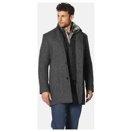 Winterjacke Babista "Mantel ORTENDESSI", Herren, Gr. 50, grau (dunkelgrau), Obermaterial: 70% Polyester COOLMAX PES(Coolmax). 30% Wolle mw., Jacken Winterjacke