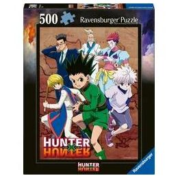 Puzzle Ravensburger "Hunter X Hunter", bunt, Puzzles, KinderB:36cm H:49cm, Pappe, Motiv, Made in Germany, B:36cm H:49cm