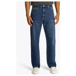 Tommy Hilfiger Regular-fit-Jeans TOMMY JEANS "Otis Regular Straight", Herren, Gr. 34, L&auml;nge 32, blau (denim schwarz), Denim/Jeans, Obermaterial: 99% Baumwolle, 1% Elasthan, regular fit lang, Jeans, Gerade geschnittene Jeans, regul&auml;rer Leibh&ouml;he