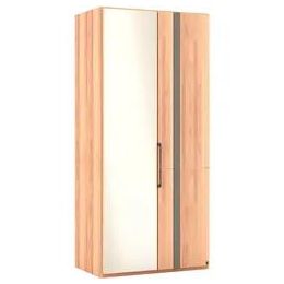 Kleiderschrank Musterring "Sorrent, Kleiderschrank, Schrank, teilmassiv Eiche", braun, B:100cm H:217cm, Schr&auml;nke, Kleiderschrank, T&uuml;ren Eiche massiv oder als Parsol-Bronze-Spiegel, verschiedene Ma&szlig;e